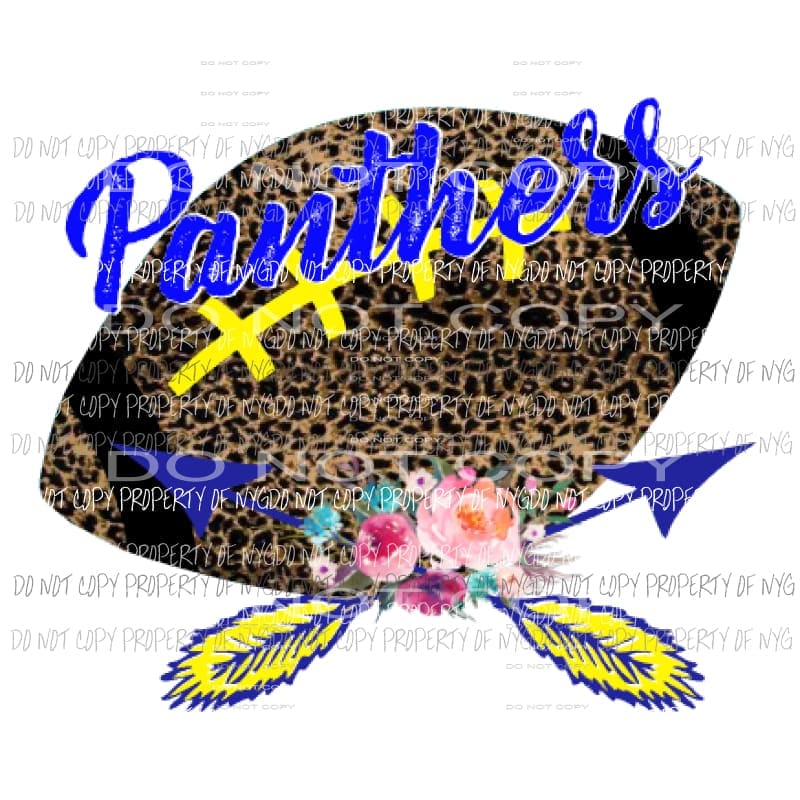 martodesigns - Panthers custom Leopard Football Sublimation