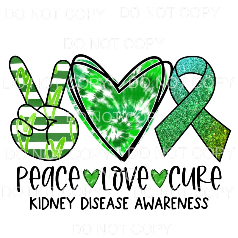 Kidney Transplant Awareness Ribbon