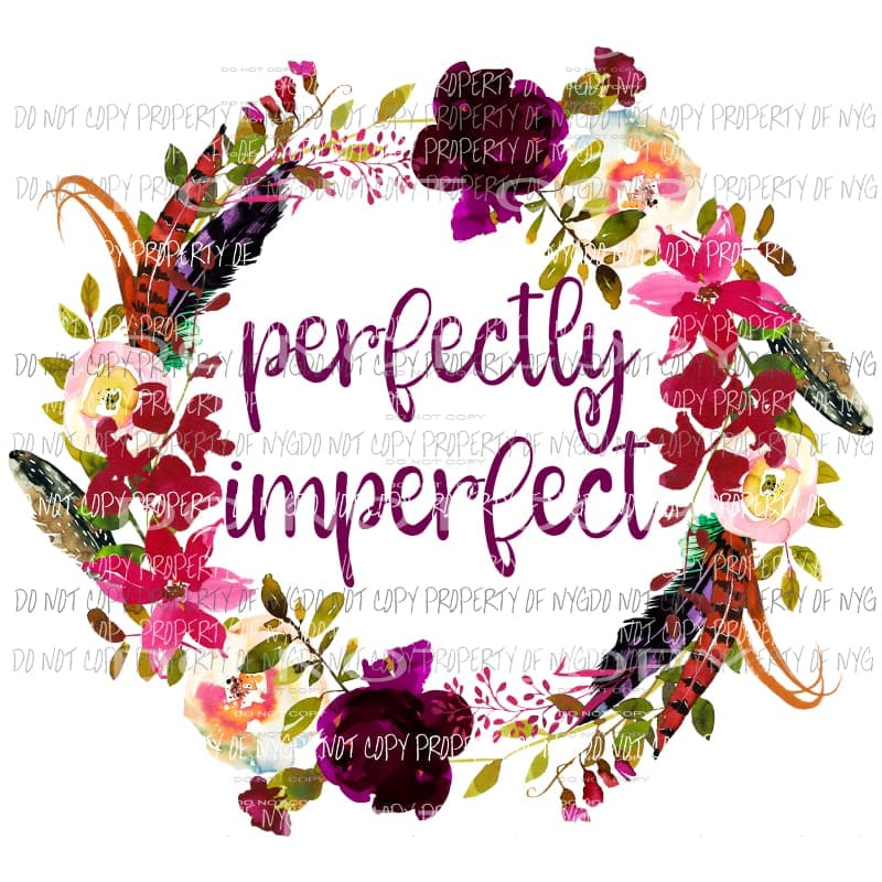 martodesigns - Perfectly Imperfect Sublimation transfers