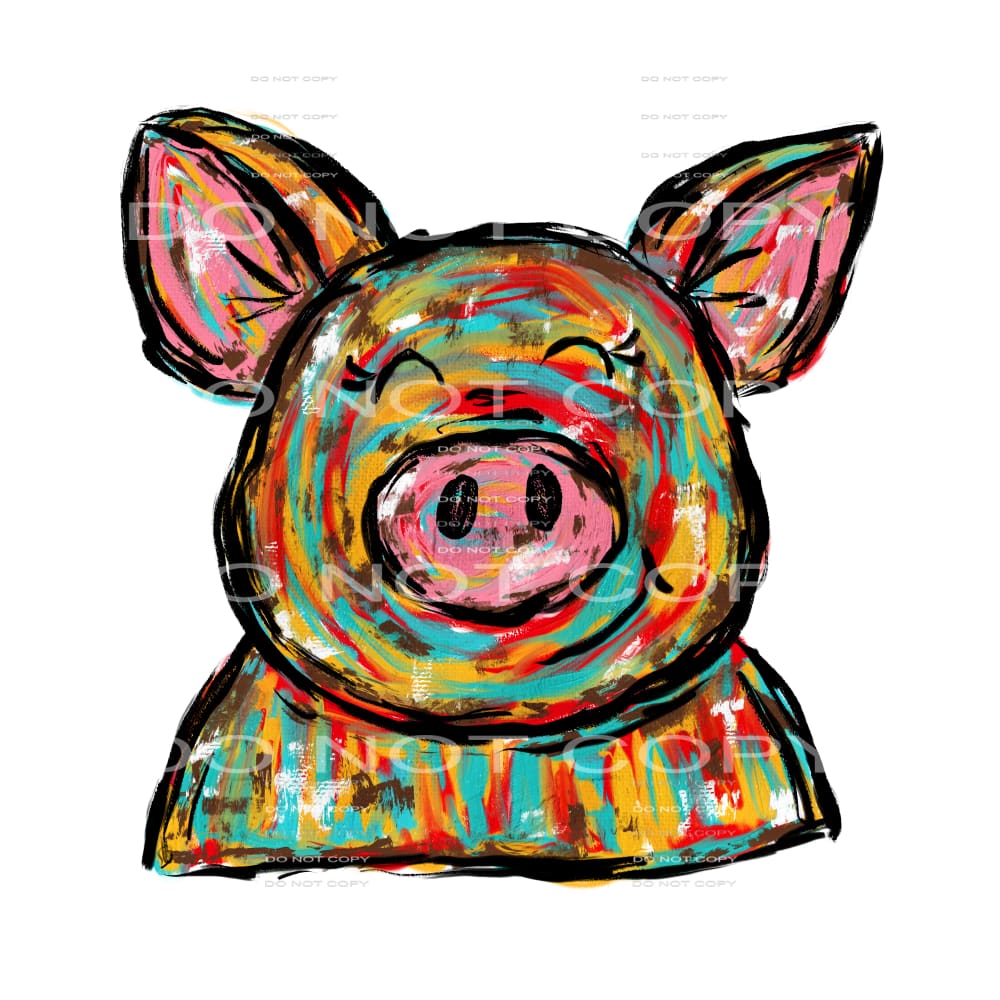 pig #4231 Sublimation transfers – martodesigns