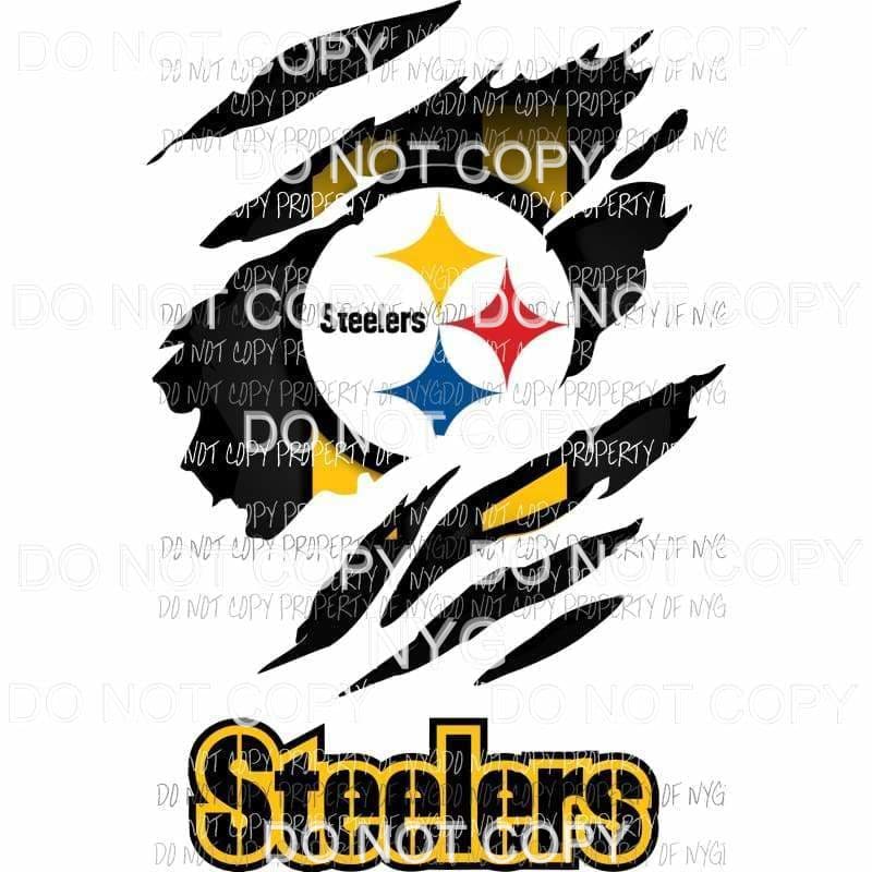 martodesigns - Pittsburgh Steelers ripped design Sublimation