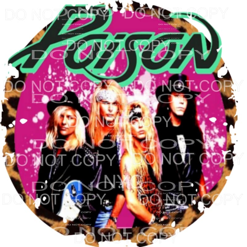 martodesigns - Poison Leopard Circle Sublimation transfers
