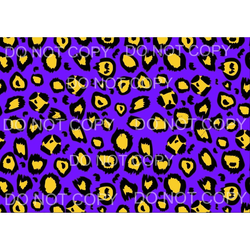 martodesigns - Purple and Gold Leopard Sheet # 529
