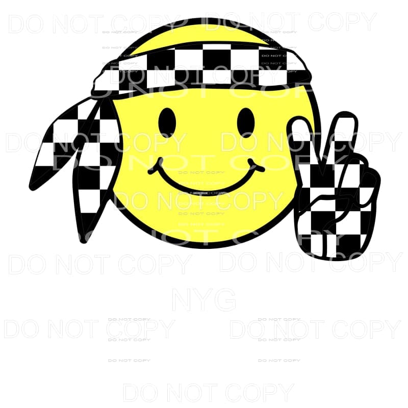 martodesigns - Racing Smiling Face Emoji Sublimation