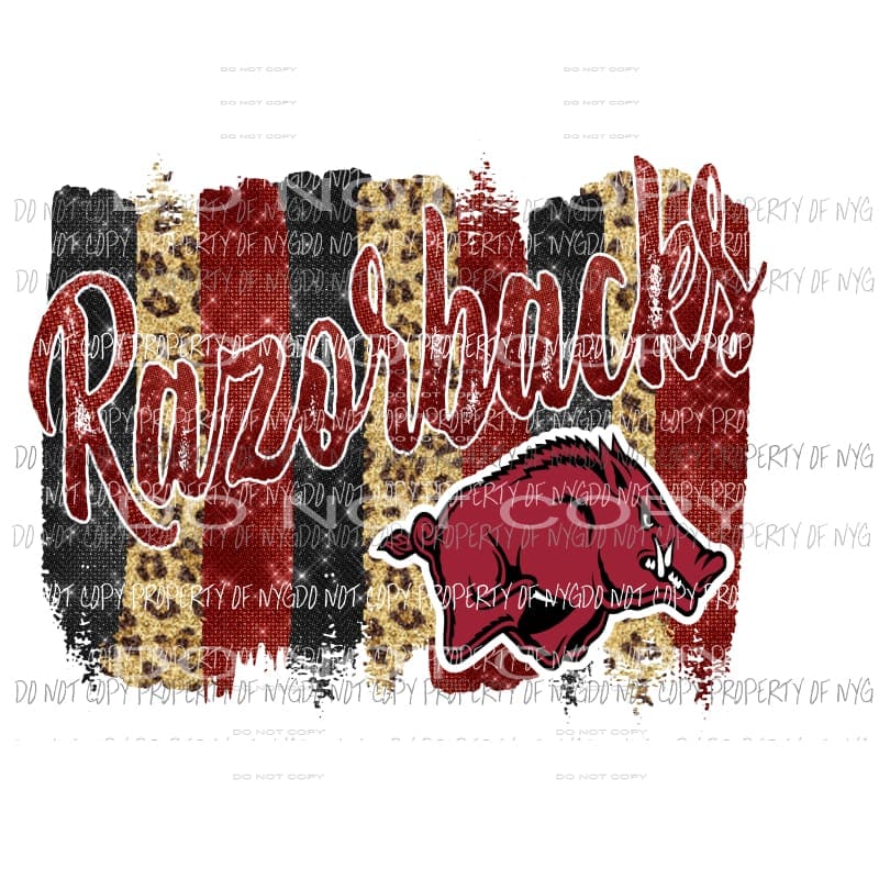 martodesigns - Razorbacks Paint Palette Sublimation