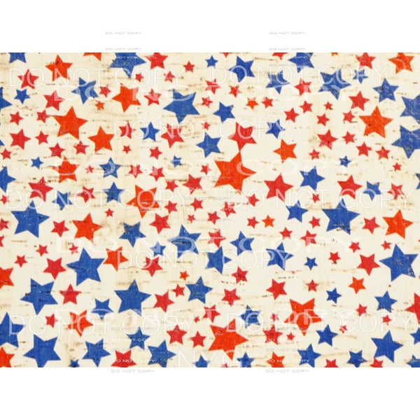 martodesigns - Red Blue Stars Patriotic Sheet Sublimation