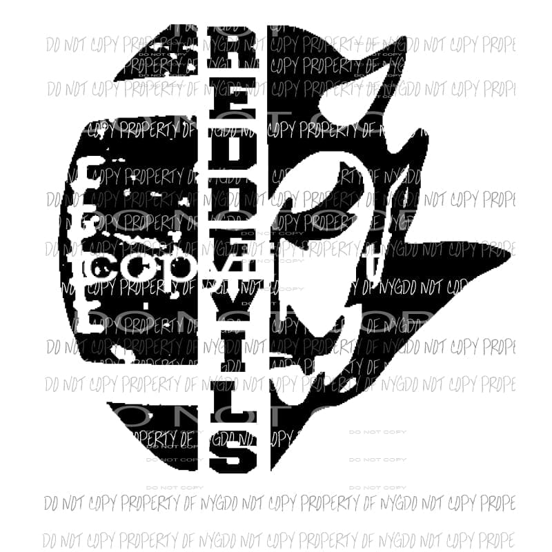 martodesigns - Red Devils Football custom Sublimation