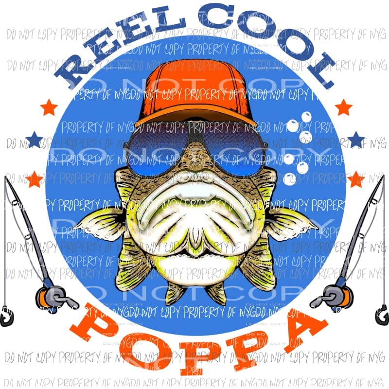 martodesigns - Reel Cool POPPA Sublimation transfers
