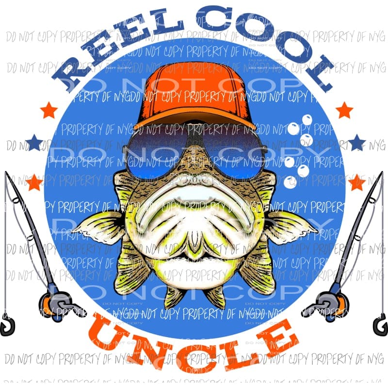 martodesigns - Reel Cool UNCLE Sublimation transfers