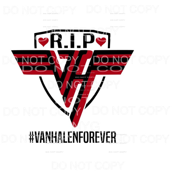 martodesigns - RIP Van Halen Forever Sublimation transfers