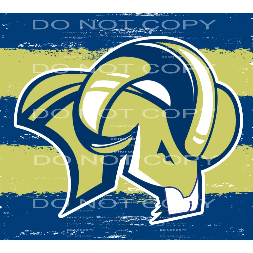 martodesigns - riverton rams # 7772 Sublimation transfers