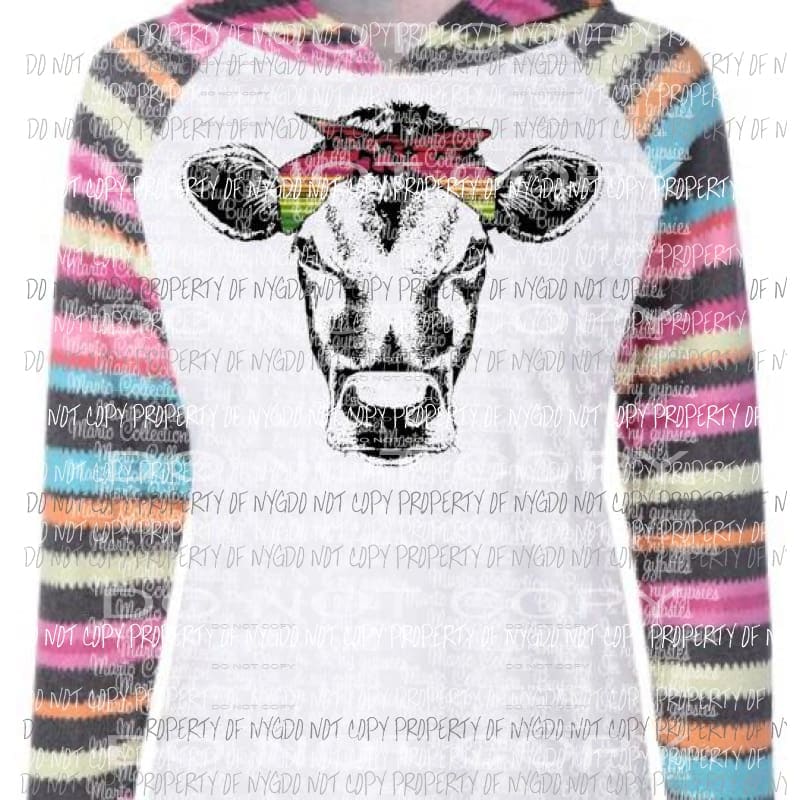 martodesigns - Serape cow sublimation transfer