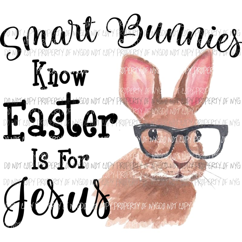 martodesigns - smart bunnies easter Sublimation transfers