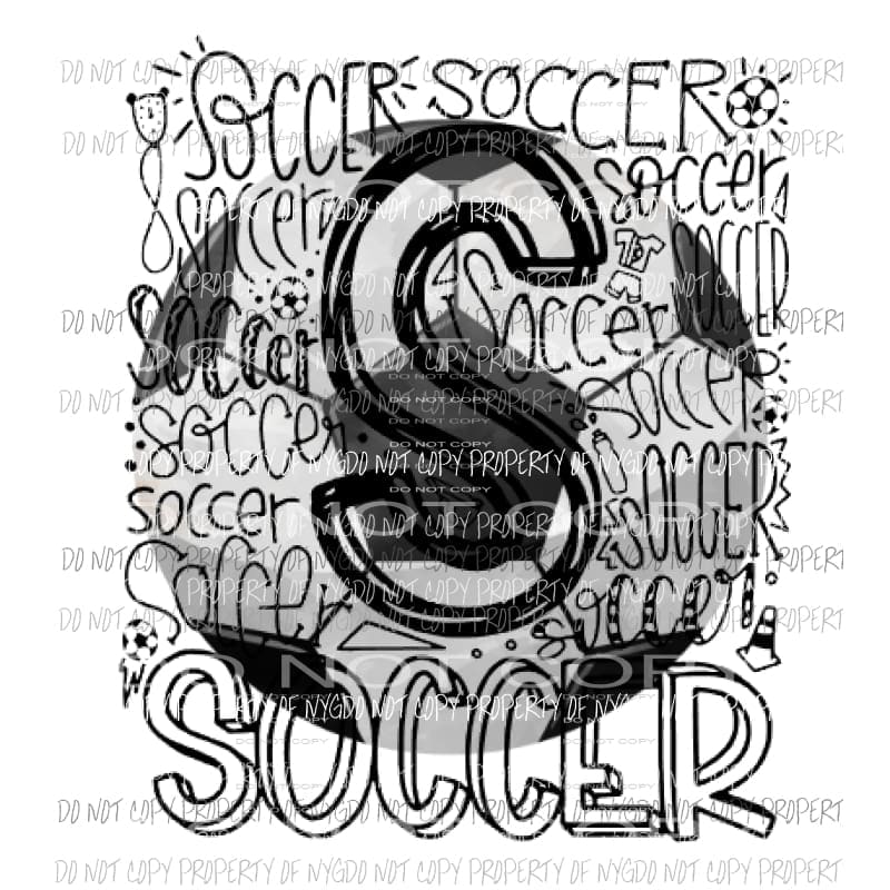 martodesigns - soccer typography Sublimation transfers