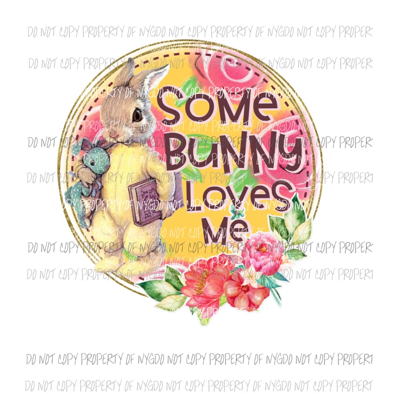martodesigns - Some Bunny Loves Me Sublimation transfers