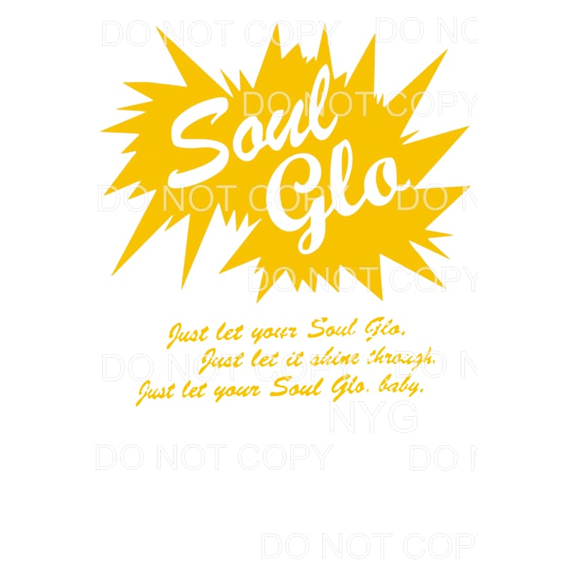 martodesigns - Soul Glo Custom Sublimation transfers