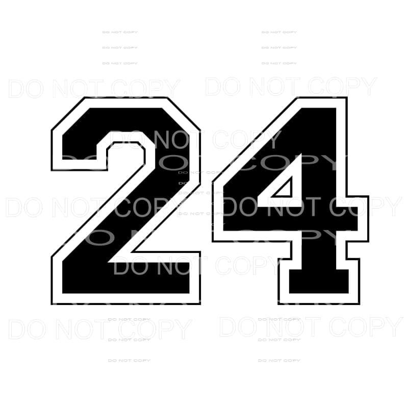 martodesigns - Sports Numbers you choose Colors in dropdown