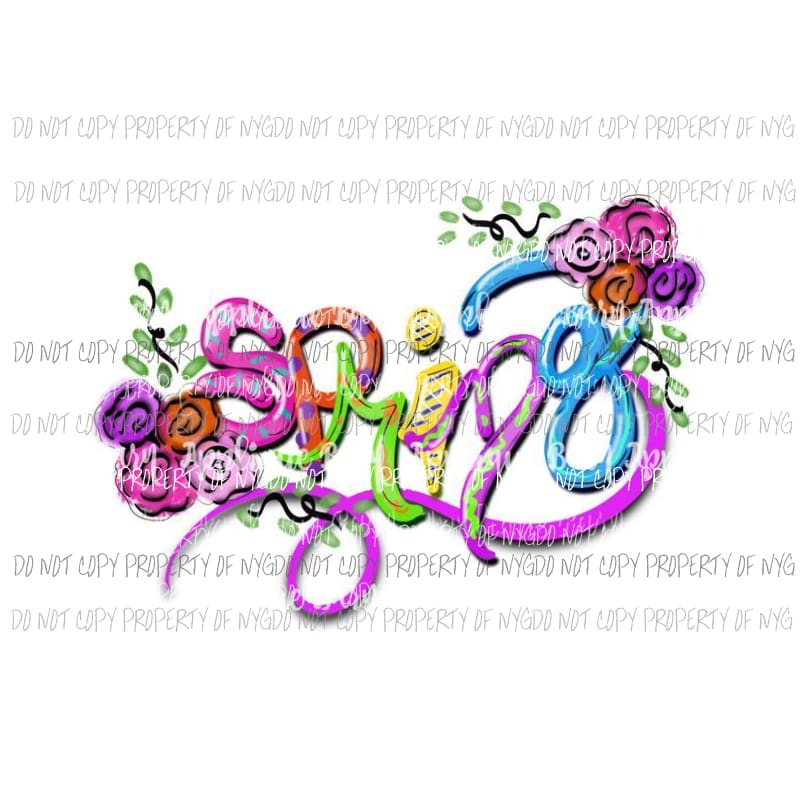 martodesigns - Spring Sublimation transfers