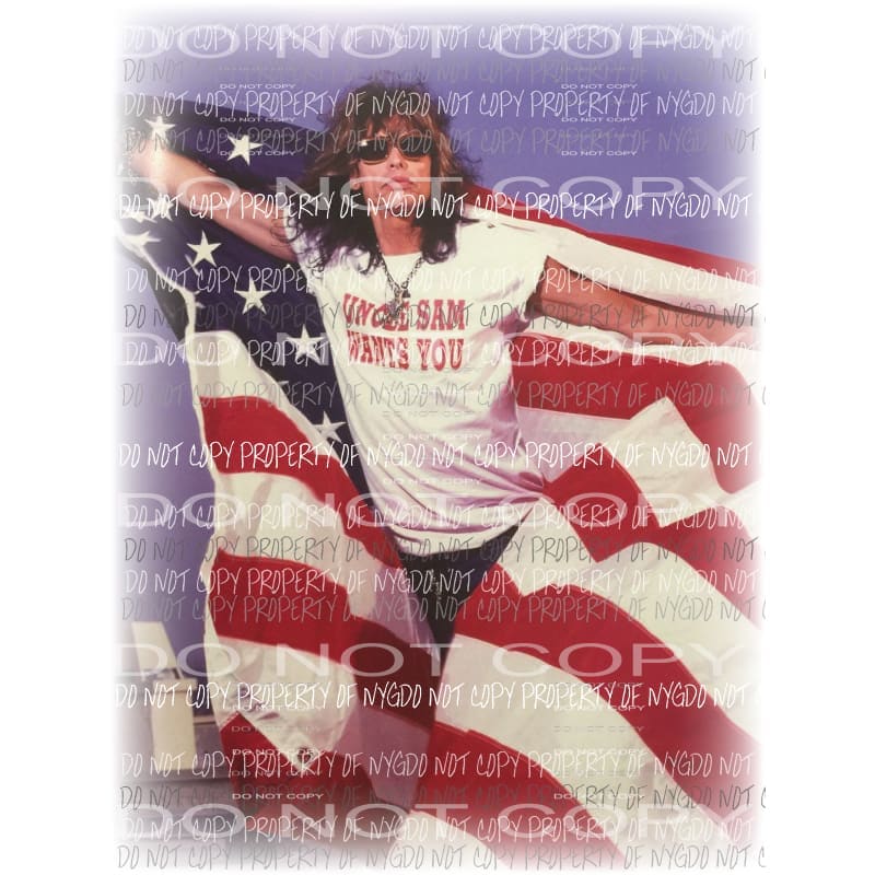 martodesigns - Steve Tyler Flag uncle sam wants you