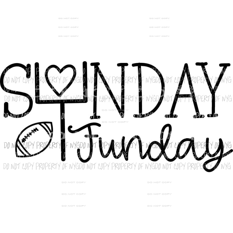martodesigns - Sunday Funday football field goal posts