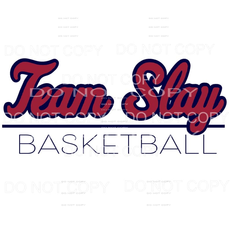 martodesigns - Team Slay Basketball custom Sublimation