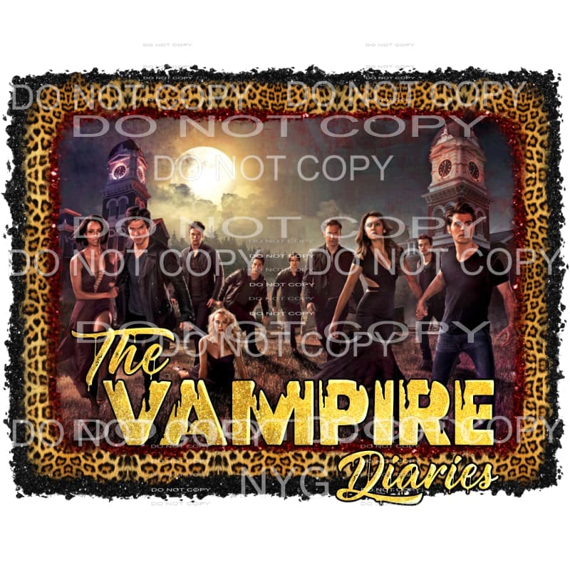martodesigns - The Vampire Diaries Characters Leopard Black