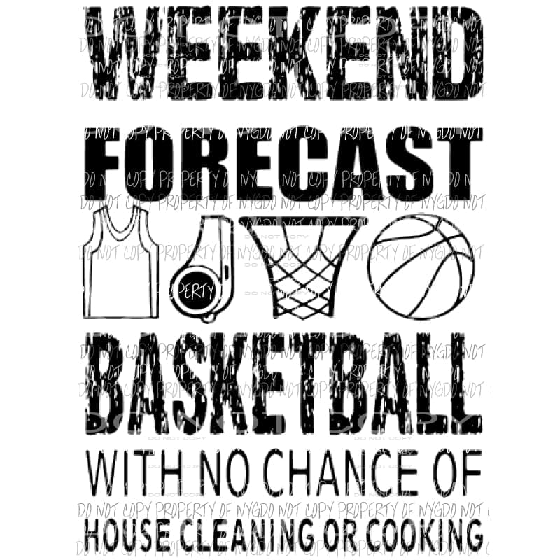 martodesigns - Weekend forecast basketball Sublimation
