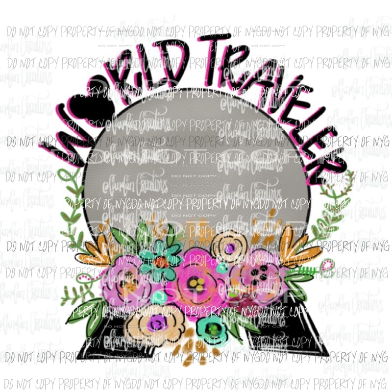 martodesigns - World Traveler Disney Hand Drawn Sublimation