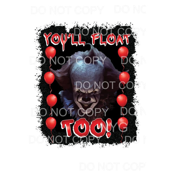 martodesigns - You’ll Float Too Pennywise IT Red Balloons